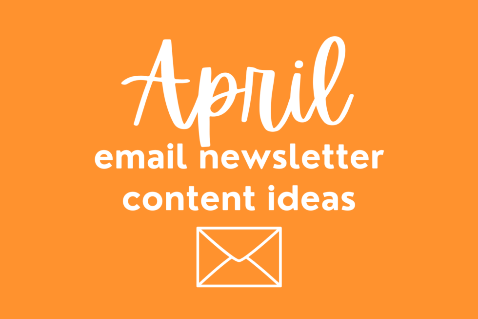 April Newsletter Ideas for Food Bloggers | Fine Lime Designs