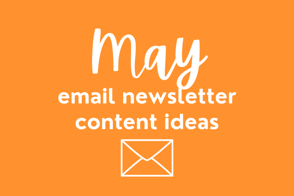 May Newsletter Ideas for Food Bloggers | Fine Lime Designs