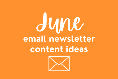 June Newsletter Ideas for Food Bloggers | Fine Lime Designs