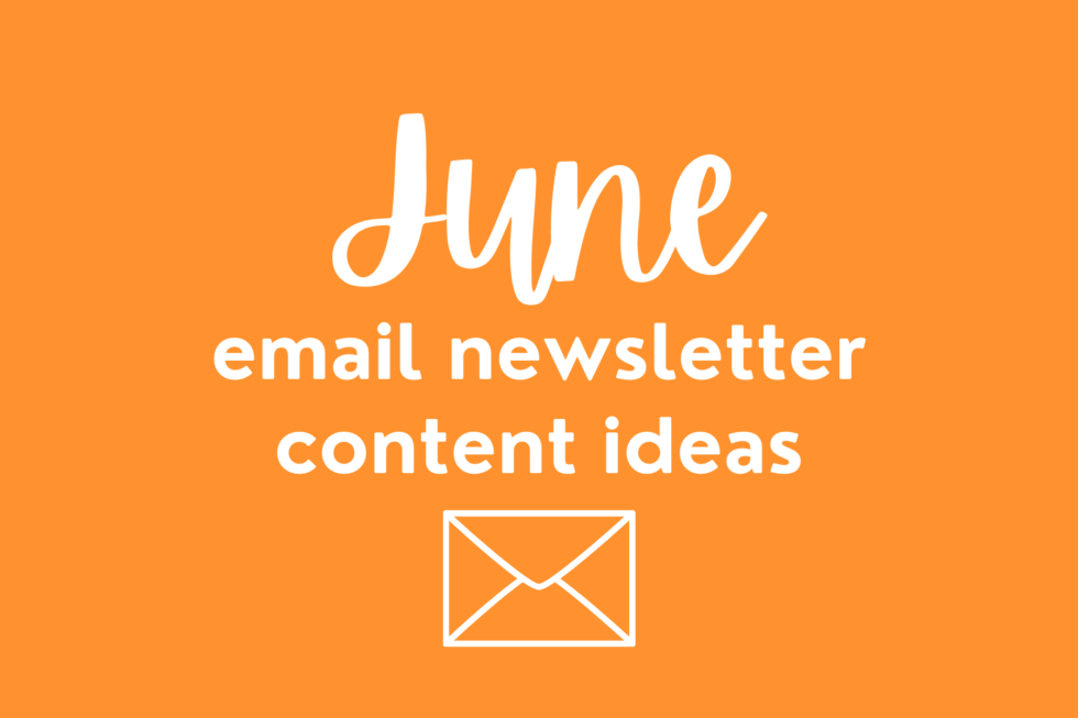 June Newsletter Ideas for Food Bloggers | Fine Lime Designs